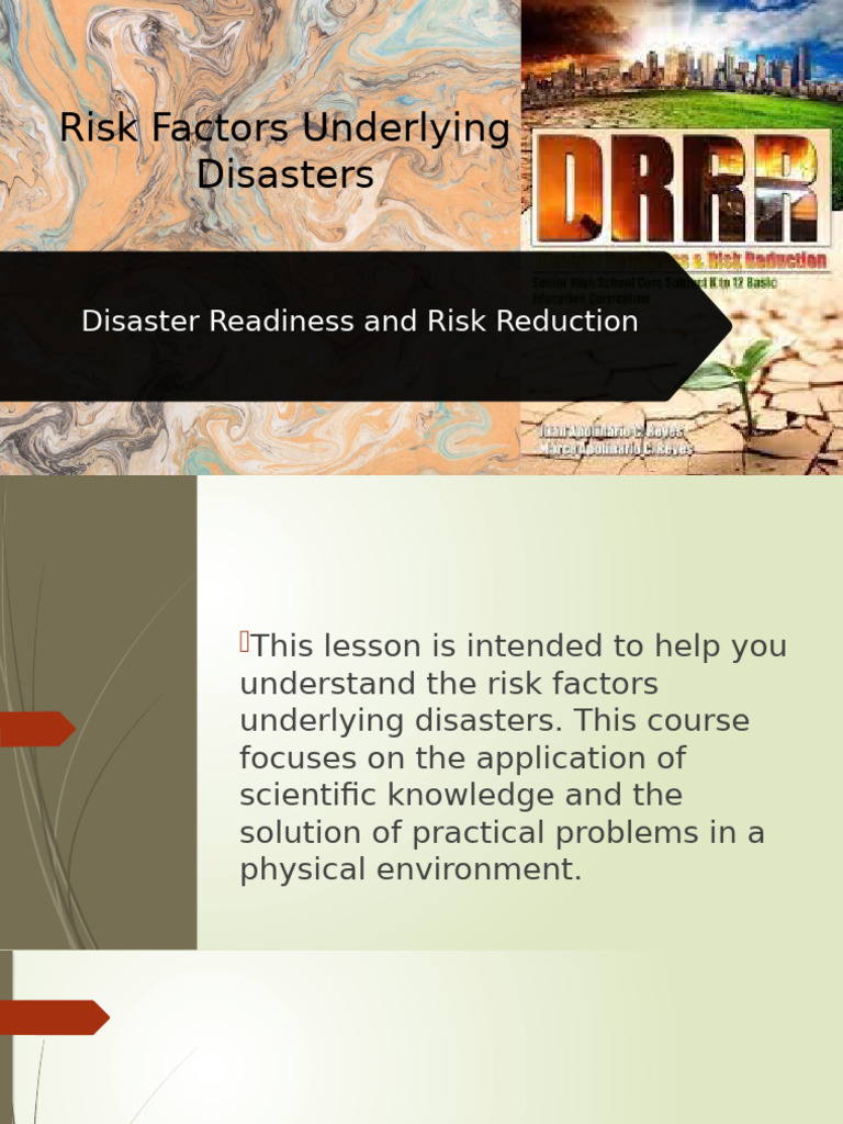 V3DRRR WEEK2 Risk Factors Underlying Disasters | PDF | Climate Change ...
