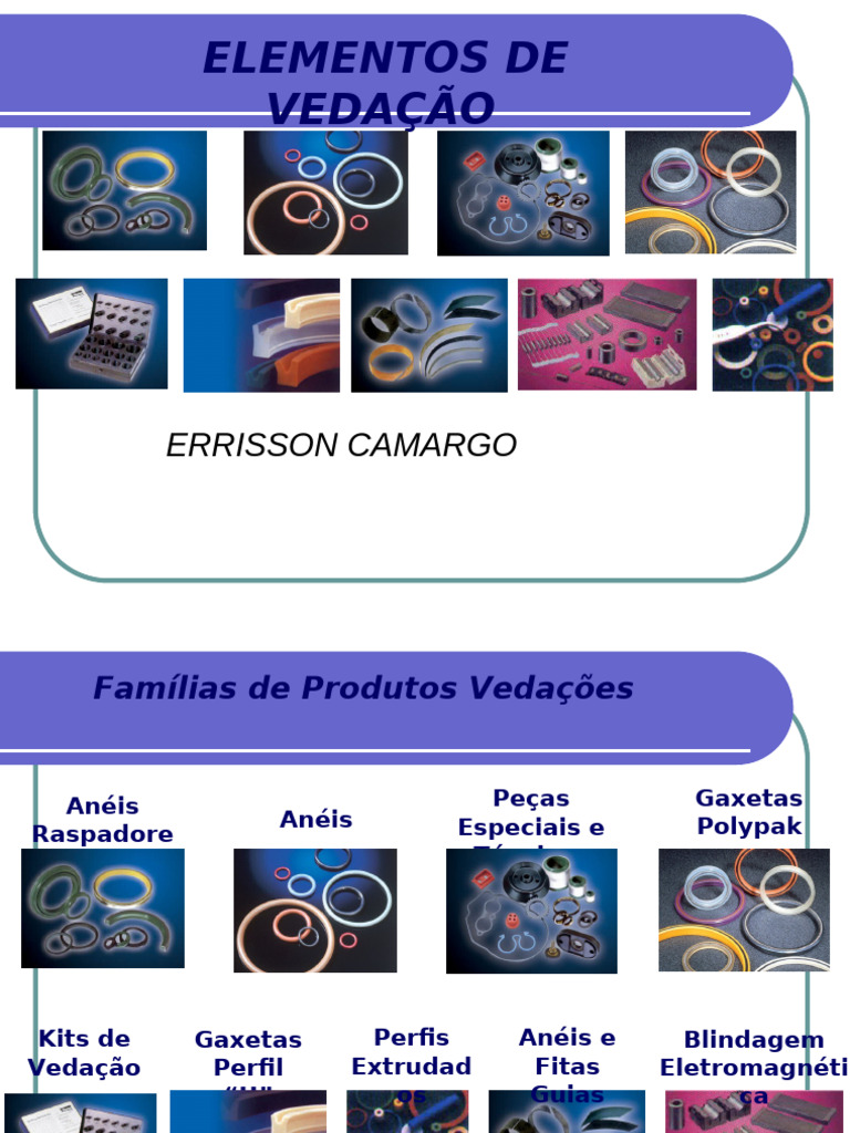 Elementos de Vedação | PDF | Vestir-se | Petróleo