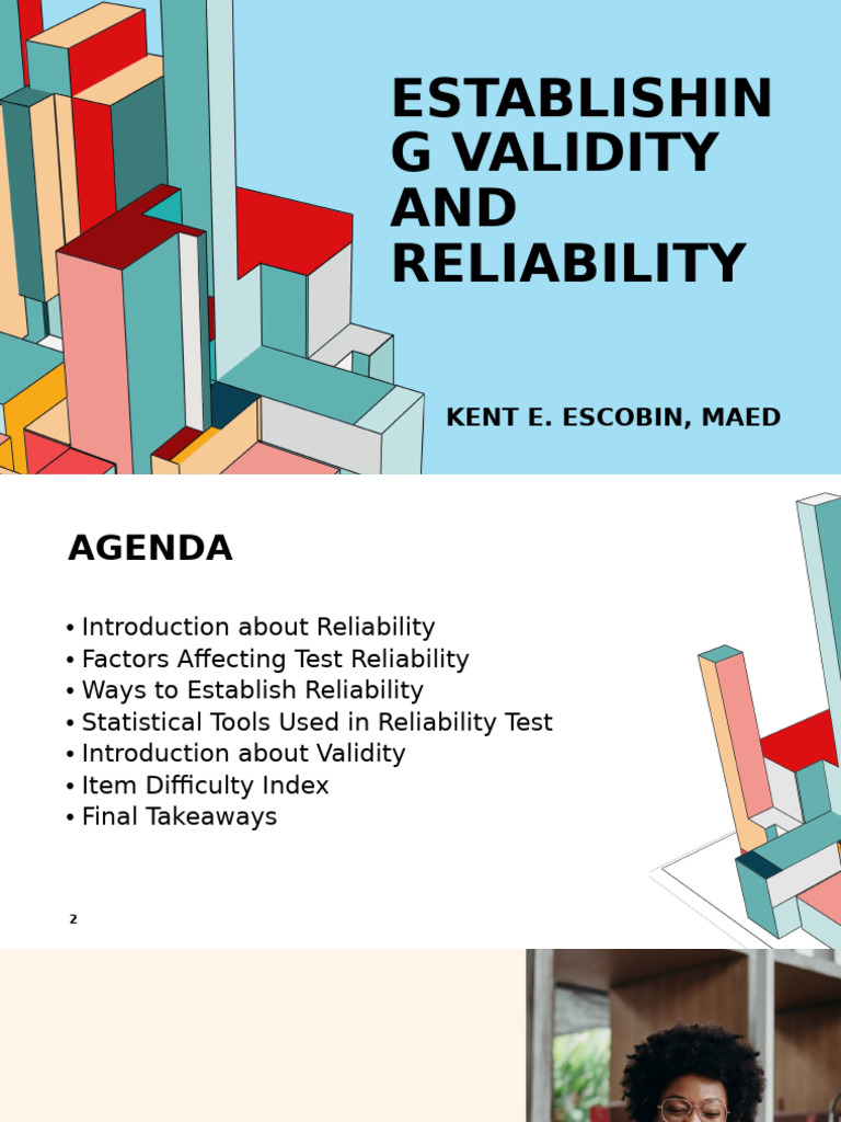 Establishing Validity and Reliability | PDF | Validity (Statistics) | Evaluation Methods