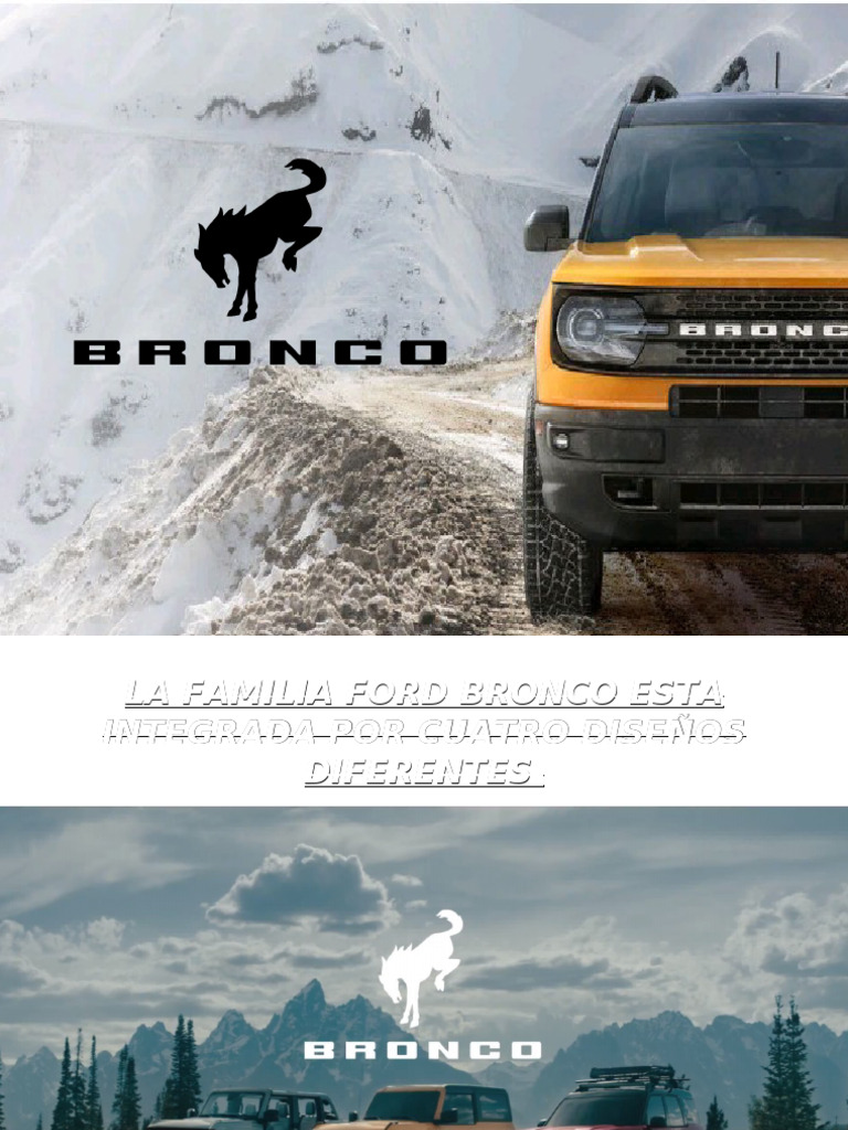 Presentación Bronco Sport | PDF