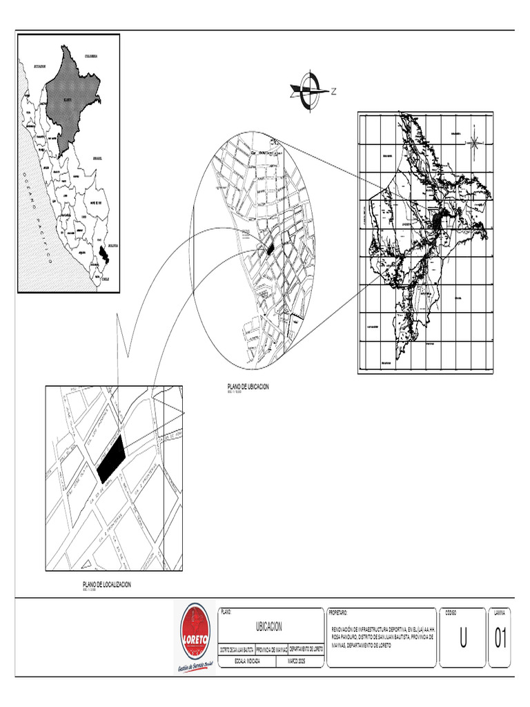 Plano Ubicación - Rosa Panduro - (A2) | PDF | Perú