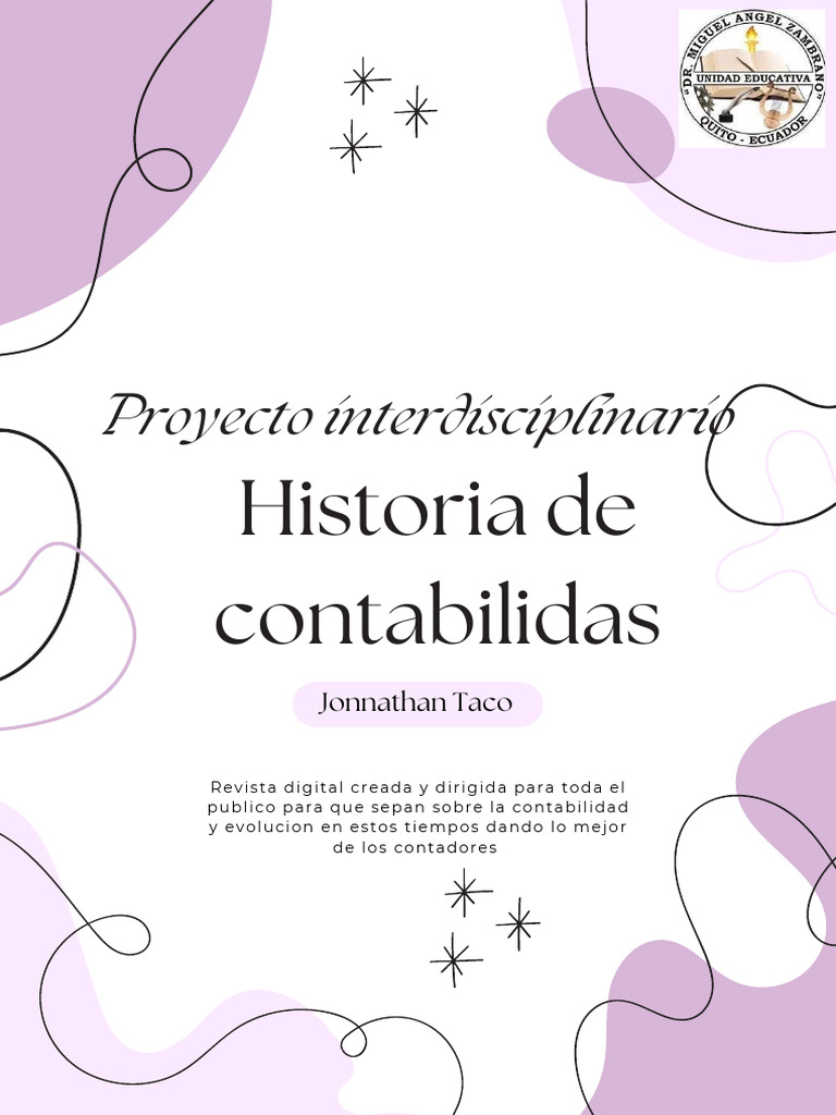Documento Portada de proyecto Aesthetic Rosa y lila | PDF ...