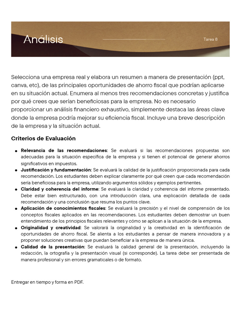 Tarea 8 | PDF