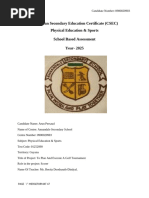 Mathematics Sba Cover Page | PDF