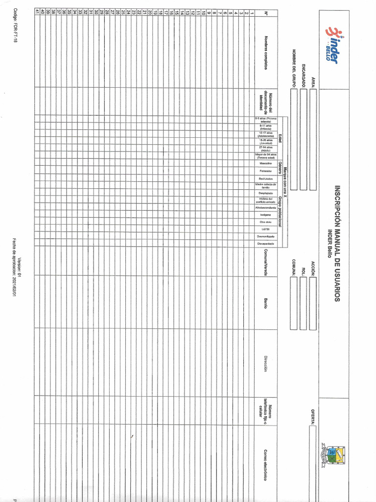 Inscripcion Manual de Usuarios Inder 2024 | PDF
