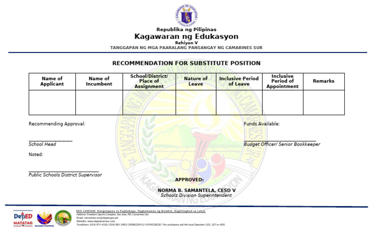 recommendation_for_substitute_-_autonomous_schools | PDF