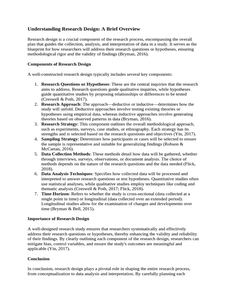 Understanding Research Design | PDF | Methodology | Qualitative Research