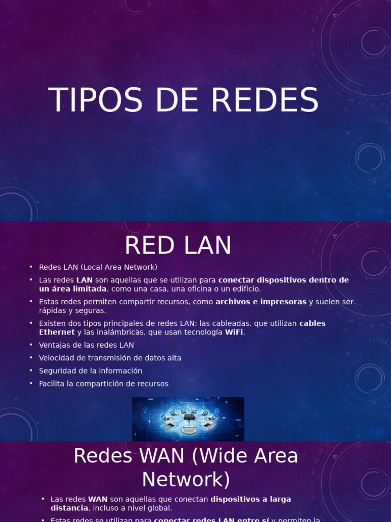 Tipos de Redes | PDF | Red de computadoras | Topología de la red