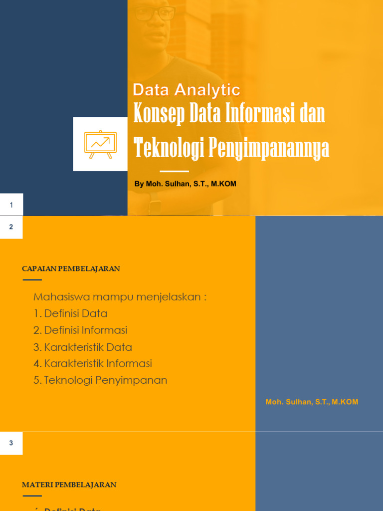 Data dan Informasi: Definisi & Penyimpanan | PDF