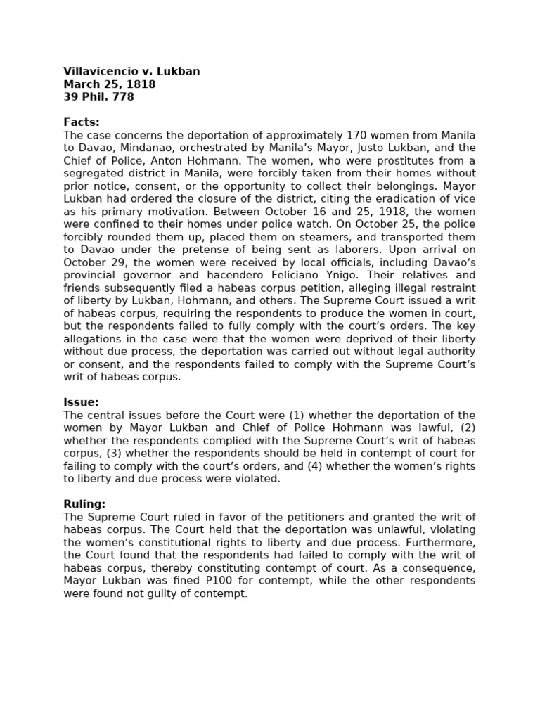 VILLAVICENCIO v. LUKBAN | PDF