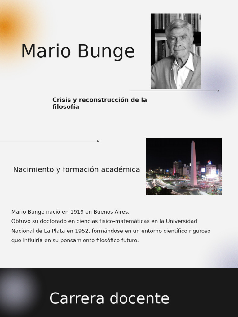 Mario Bunge | PDF | Conocimiento | Pensamiento