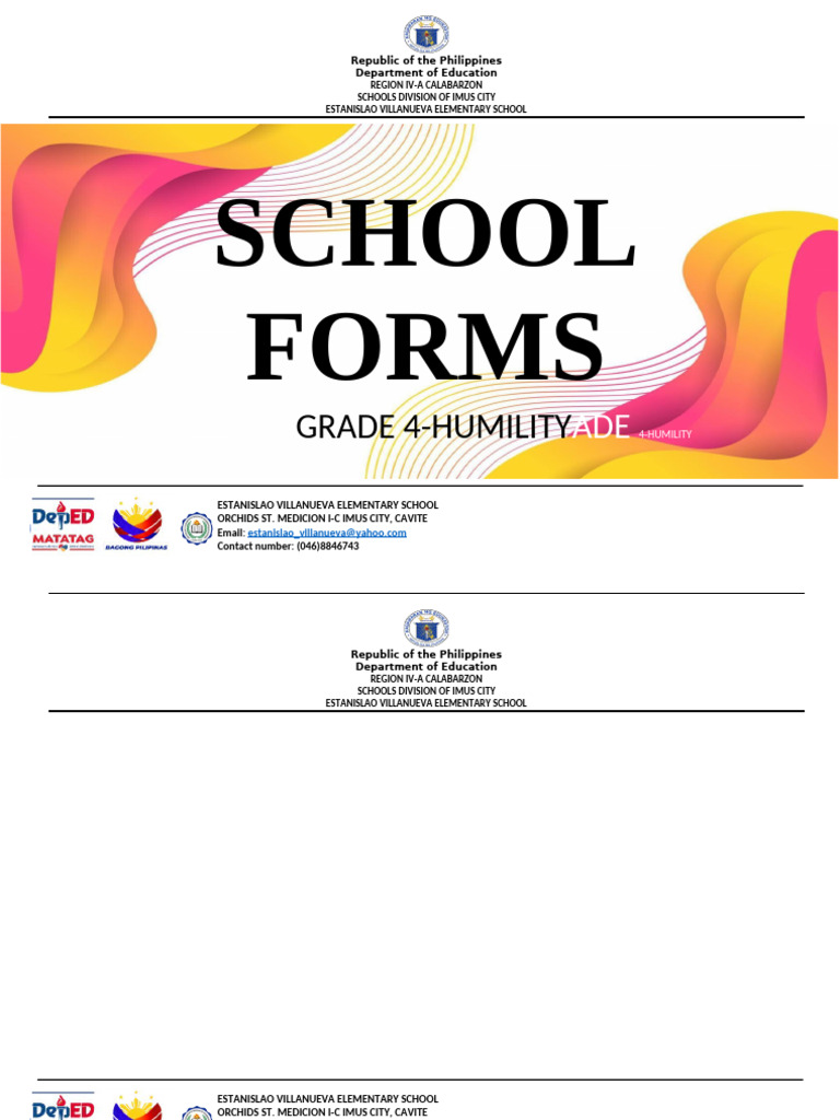 COVER-SCHOOL-FORMS | PDF
