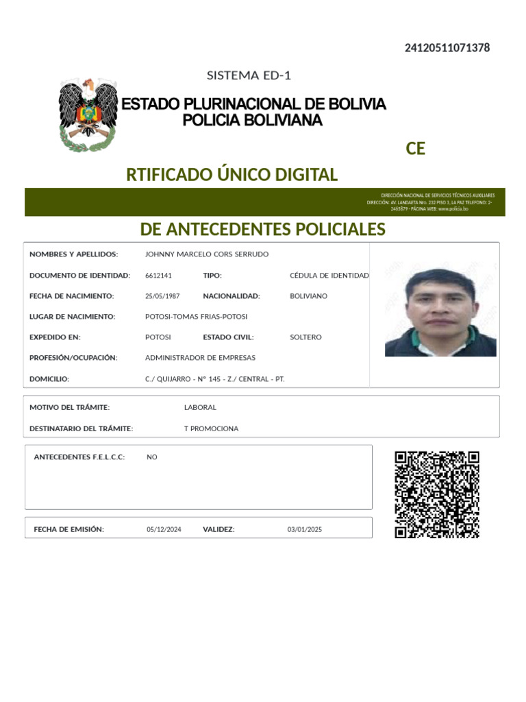 Reporte policial | PDF