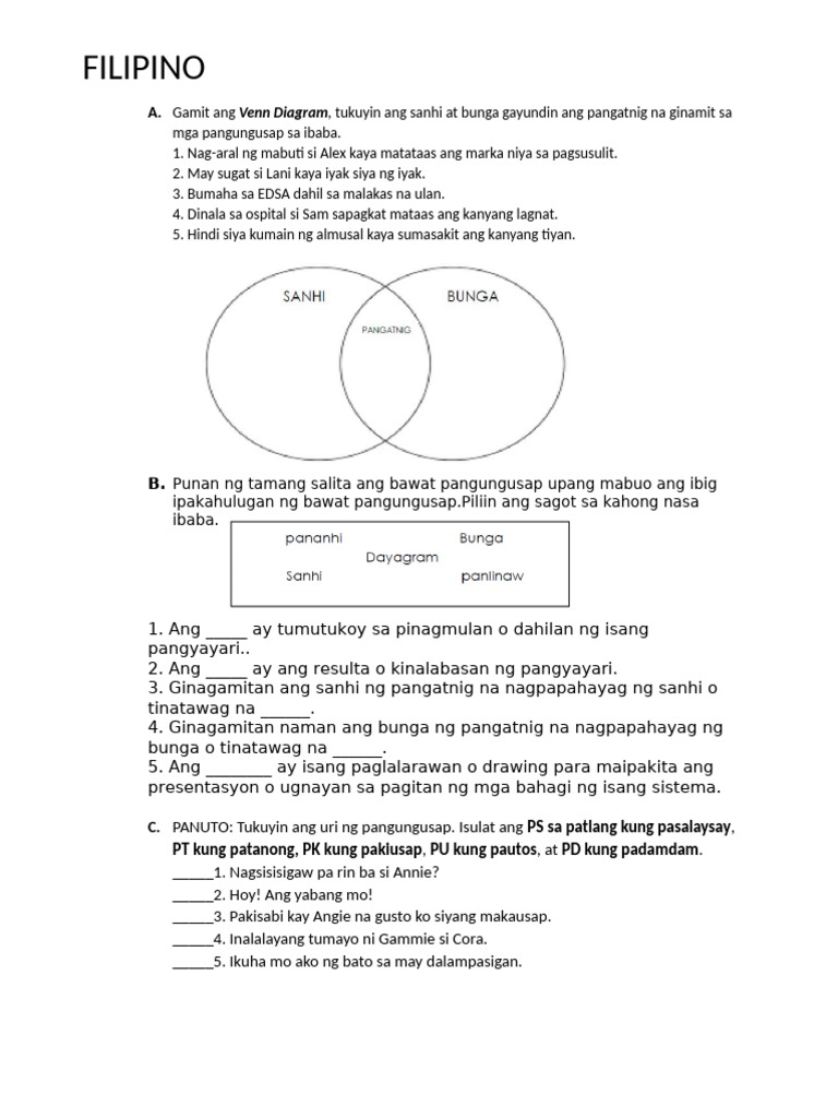 FILIPINO- GRADE 5 | PDF