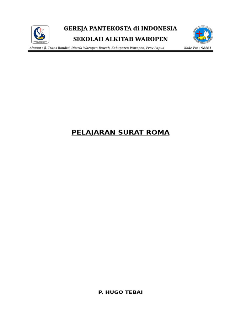 Surat Roma | PDF