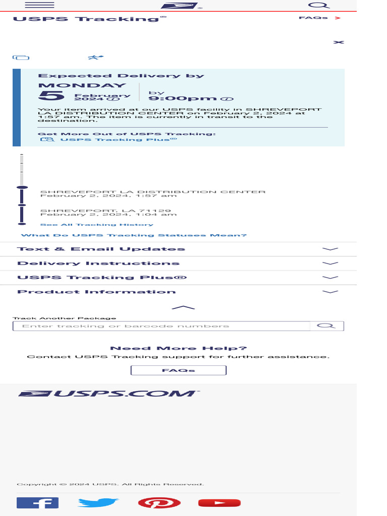 USPS.com® - USPS Tracking® Results | PDF | United States Postal Service ...