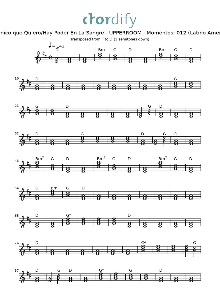Chordify - Lo-218nico-que-Quiero-Hay-Poder-En-La-Sangre-UPPERROOM ...