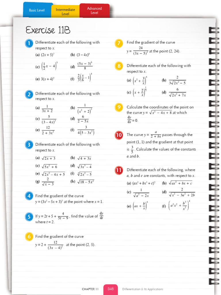 Chain Rule From New Syllabus Additional Mathematics | PDF ...