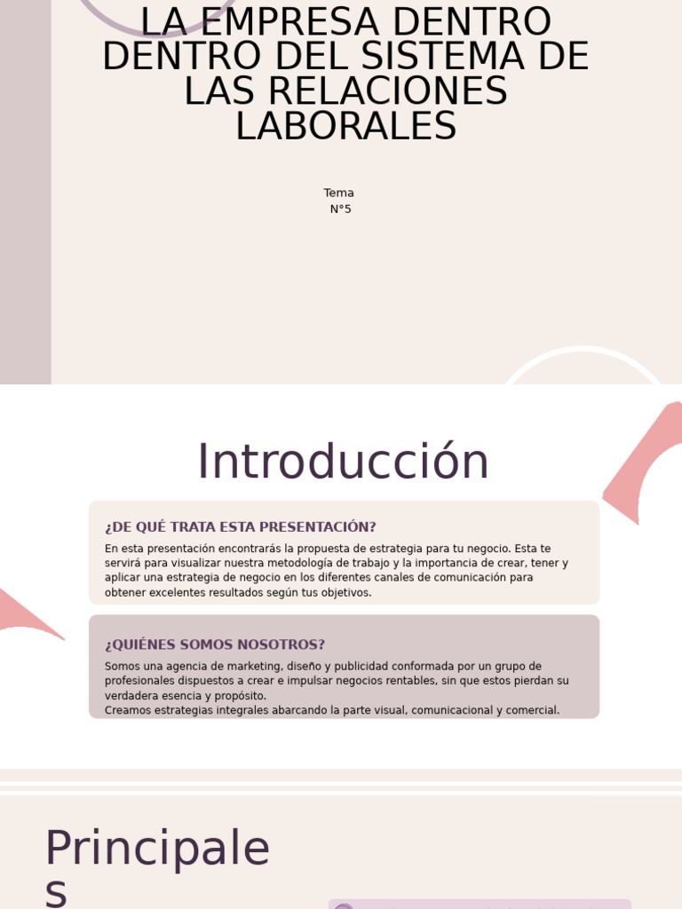 La Empresa Dentro Dentro Del Sistema de Las Relaciones Laborales (1) | PDF | Publicidad | Diseño