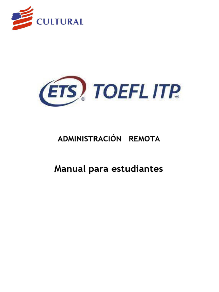 Manual Del Estudiante TOEFL Secure Browser 2023 New | PDF | Microsoft ...