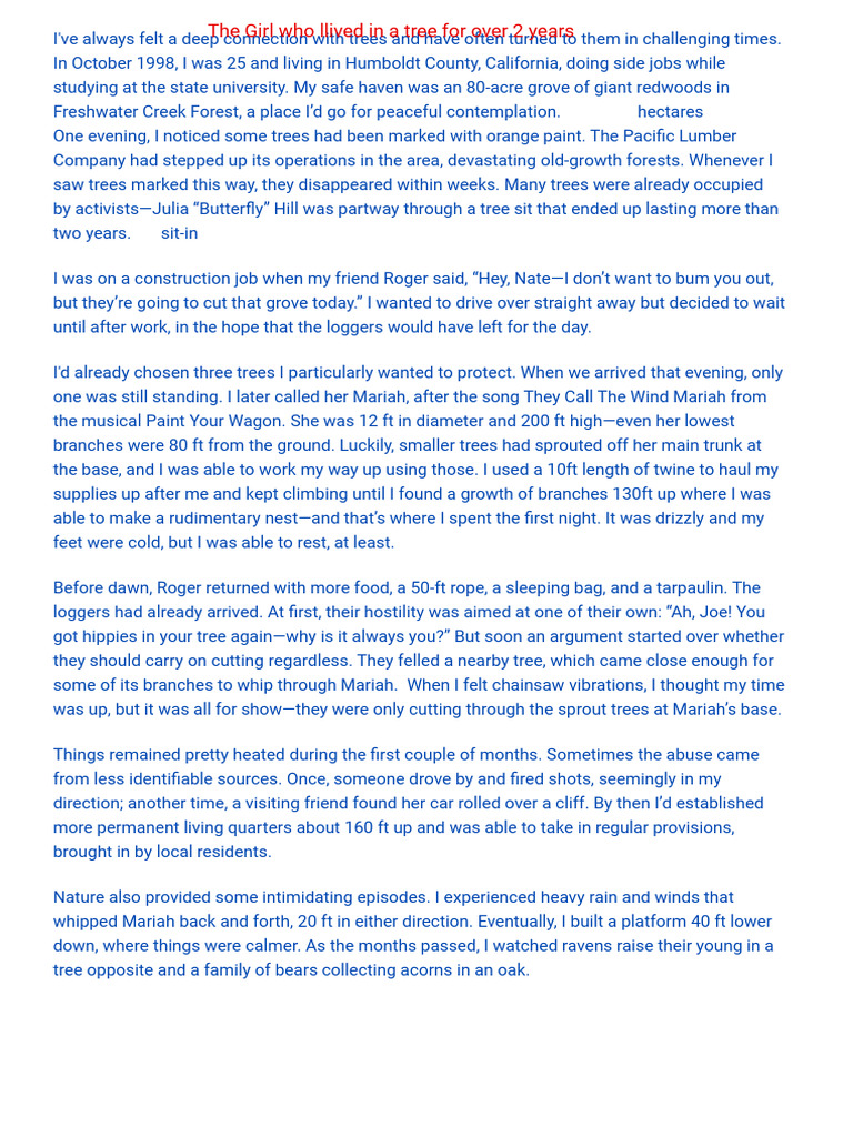 Kami Export - The Girl in The Tree | PDF | Sequoia Sempervirens | Trees