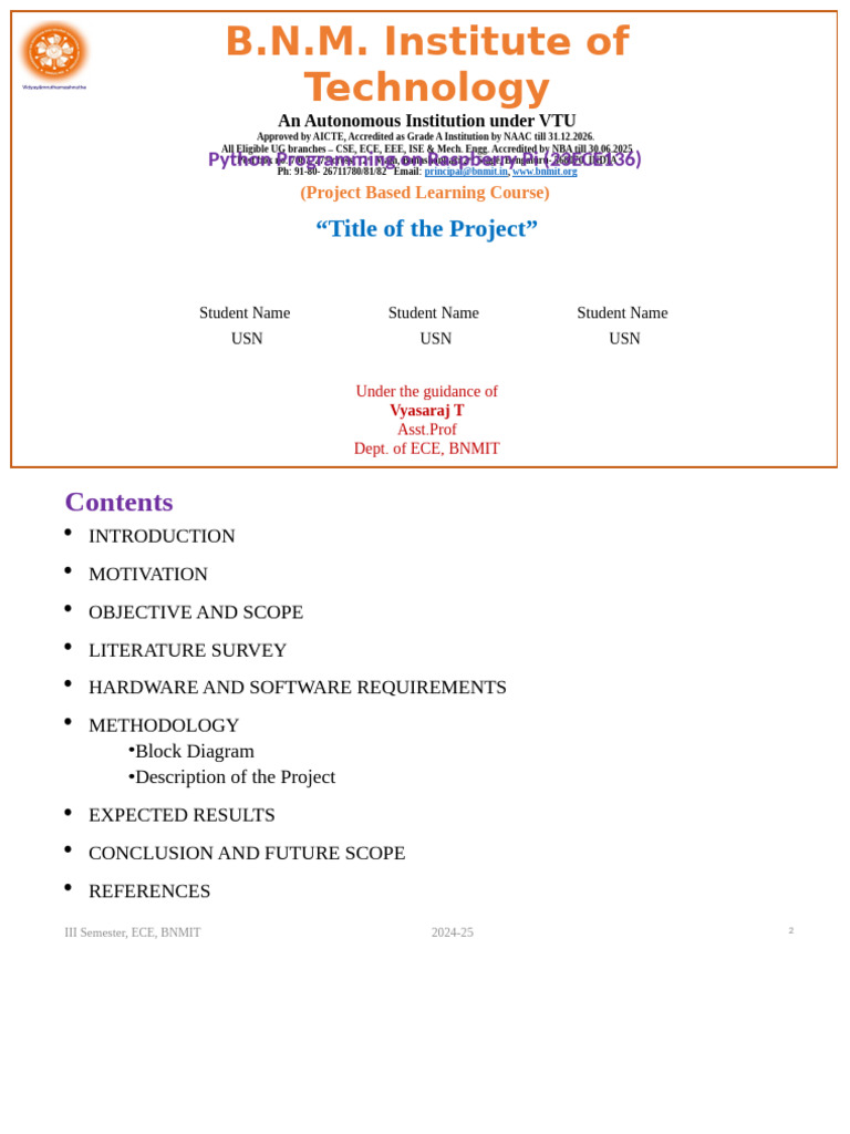 Python Programming Project on Raspberry Pi | PDF