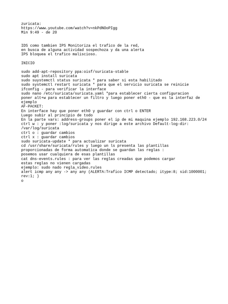 SURICATA- | PDF