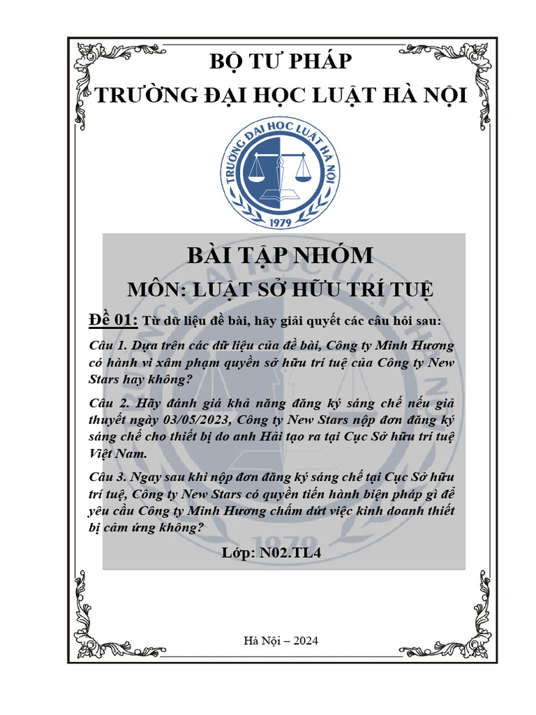 BTN SHTT Đề 01 | PDF