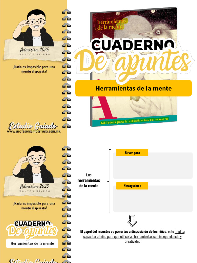 Mi Cuaderno de Apuntes - Herramientas de La Mente 1 | PDF