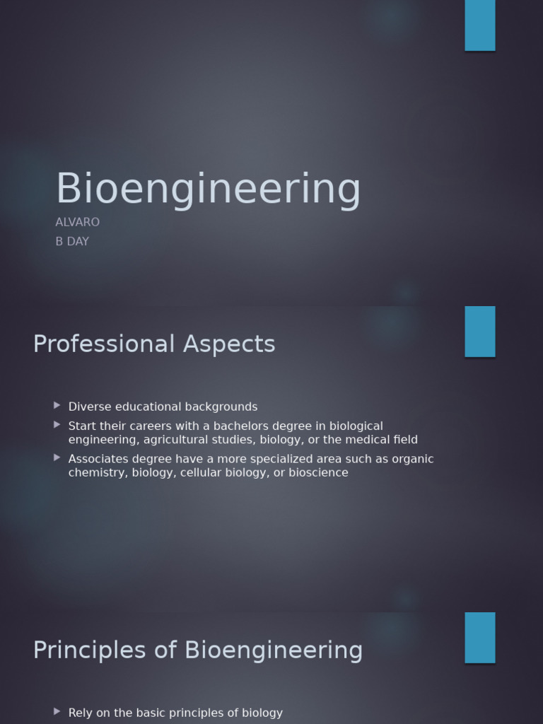 Introduction to Bioengineering Principles | PDF | Biology | Biotechnology