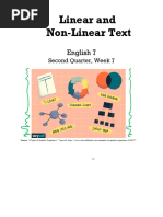 English: Quarter 2 - Module 7: Linear and Non-Linear Texts | PDF ...