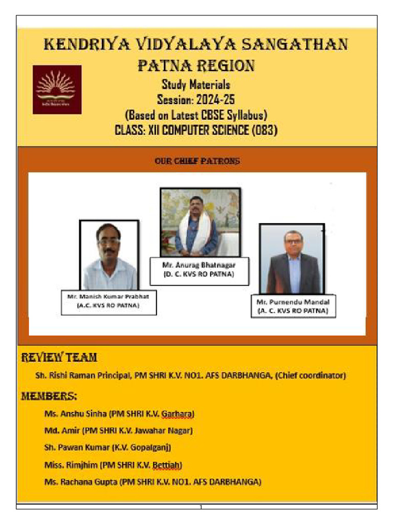 CS Study Material | PDF | Computer File | Text File