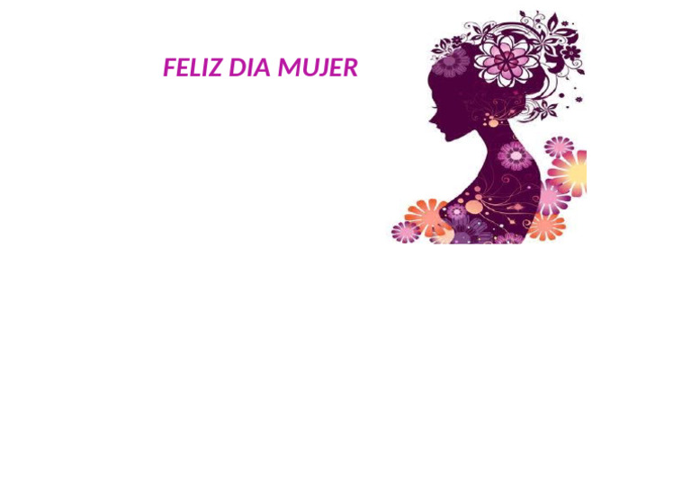 Feliz Dia Mujer | PDF