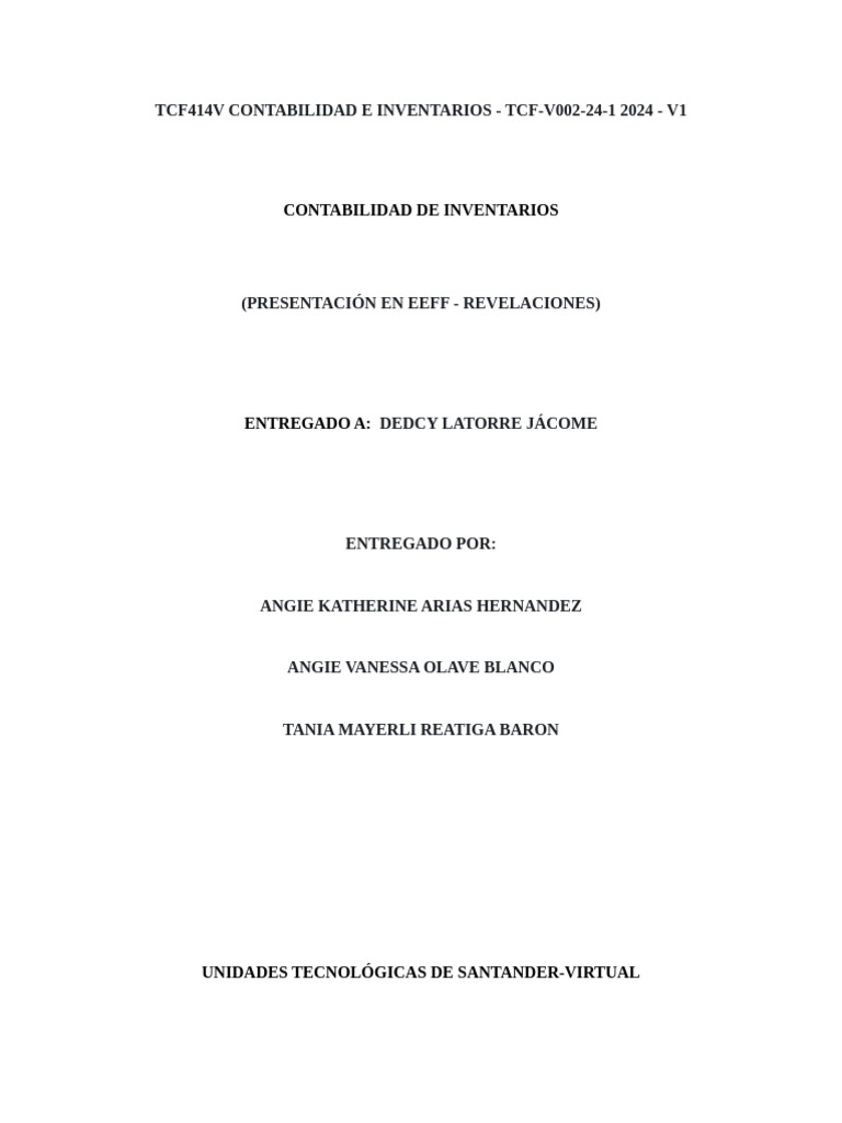 Tcf308v Contabilidad Simplificada-Presentación Interactiva (Grupal) | PDF