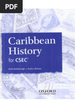 Caribbean History SBA Guidelines | PDF | Information | Human Communication