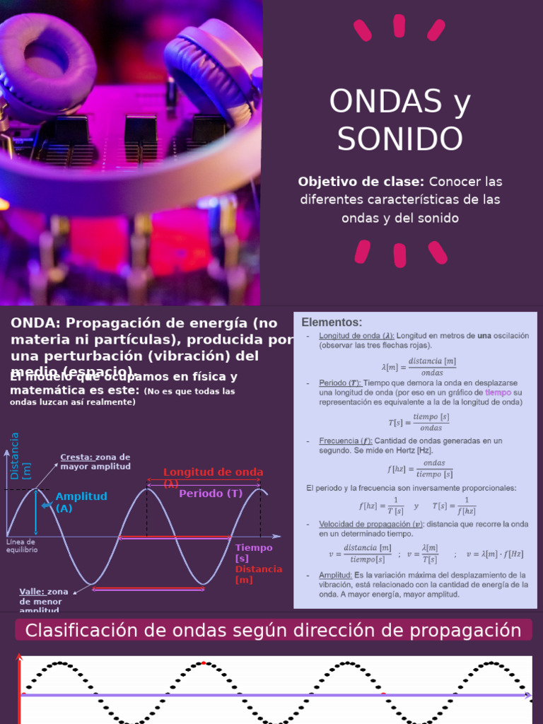 PPT ONDAS Y SONIDO (REMEDIAL) | PDF | Olas | Sonido
