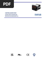 Manual do Controlador Novus N1200 | PDF | Entrada/Saída | Potência (Física)