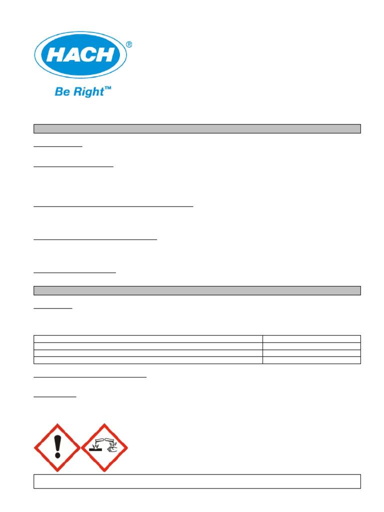 MSDS Ammonia Salicylate Reagent PWD | PDF | Volatile Organic Compound ...