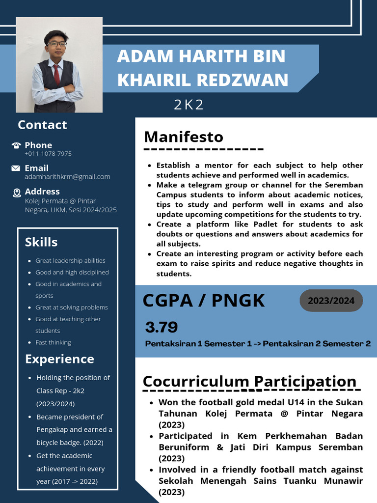 Resume Adam Harith 2K2 | PDF