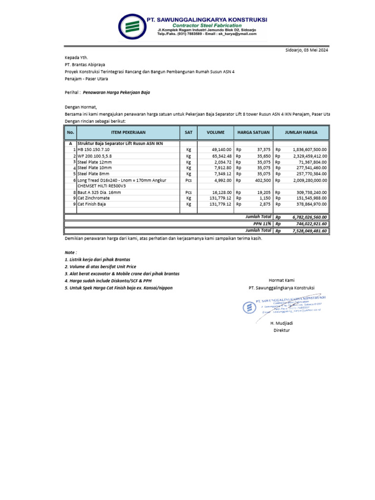 Pen Separator Rusun Ikn | PDF
