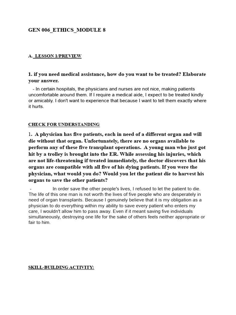 Gen 006 - Lesson 8 | PDF