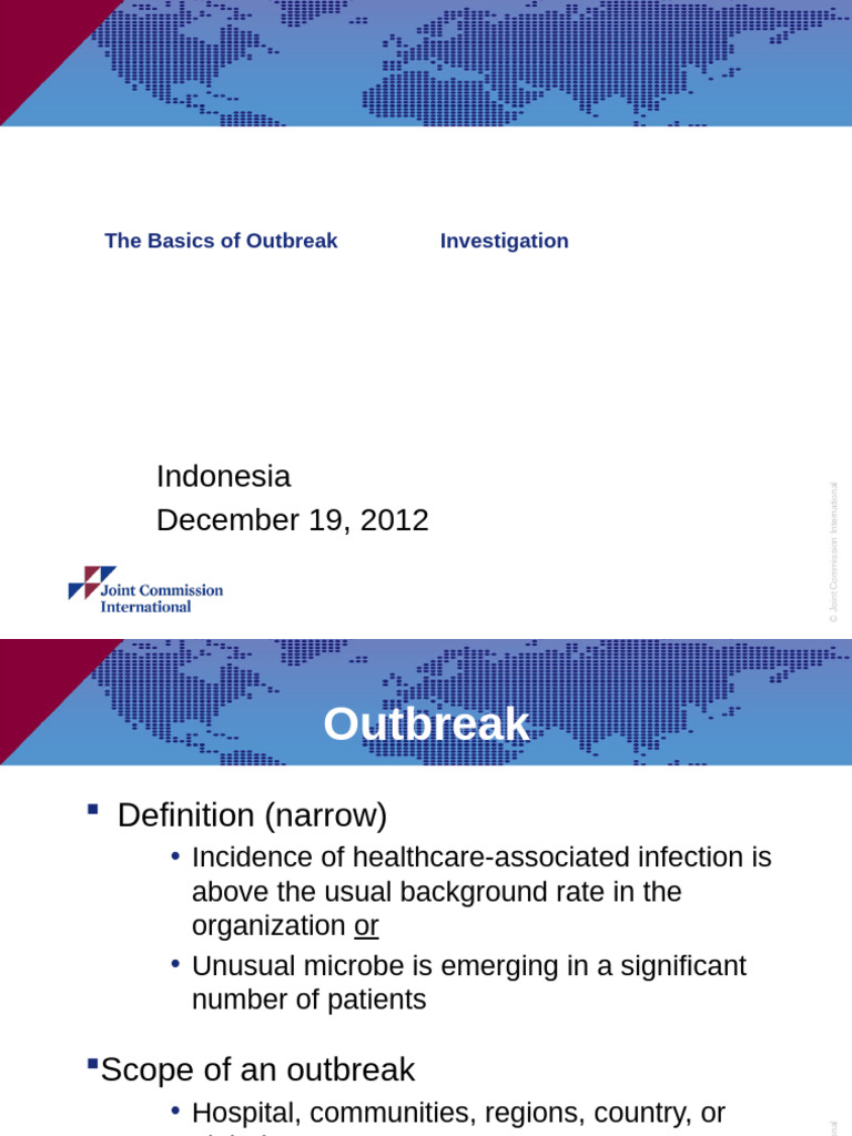 The Basics of Outbreak Investigation Revised | PDF | Infection | Hepatitis
