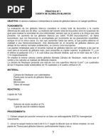 Recuento de Glóbulos Blancos | PDF | Leucocito | Medicina CLINICA