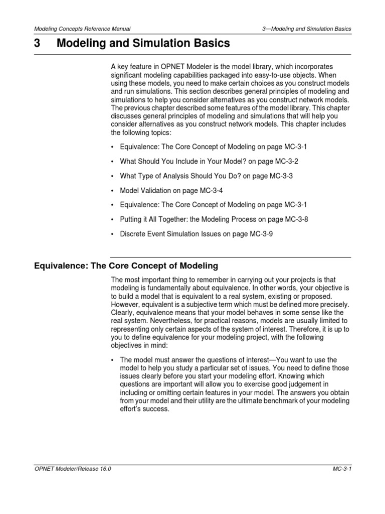 3 Modeling and Simulation Basics: Equivalence: The Core Concept of ...