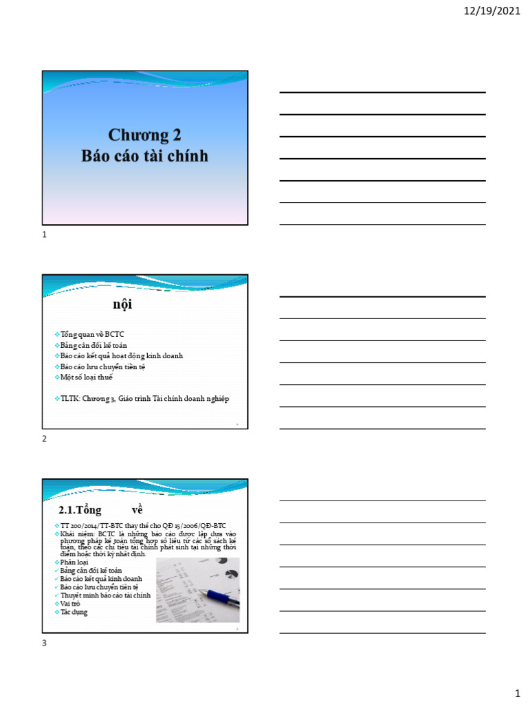 Chuong 2 BCTC | PDF