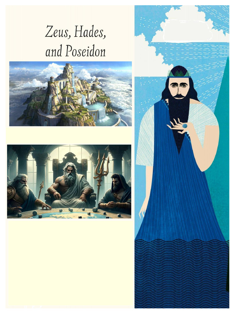 Zeus, Hades and Poseidon | PDF | Hades | Twelve Olympians