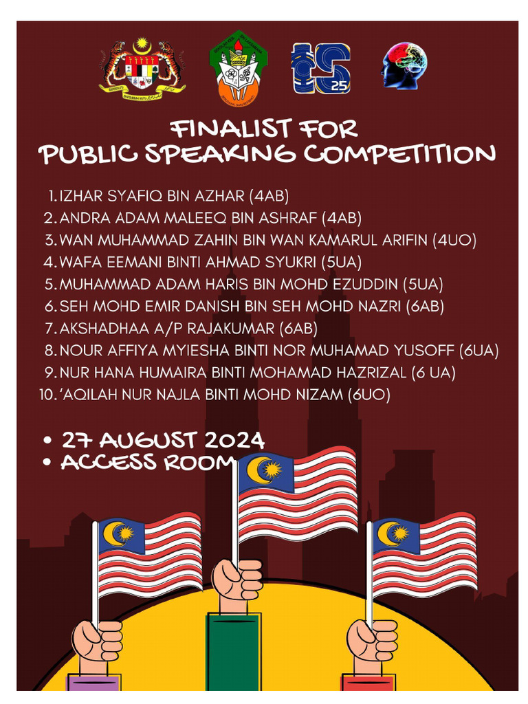 Finalist Public Speaking | PDF