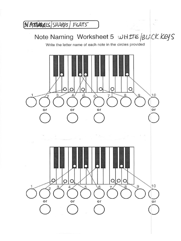 Piano ActivitiesAssignmentQuiz Chapter 1 | PDF