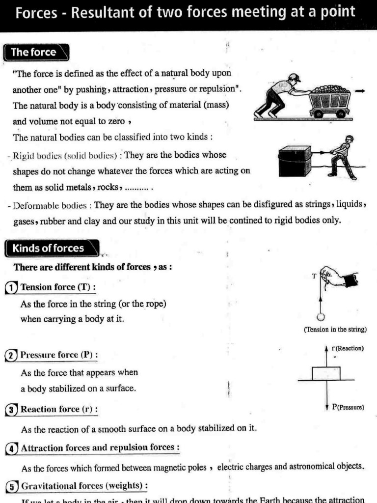Explaining forces | PDF