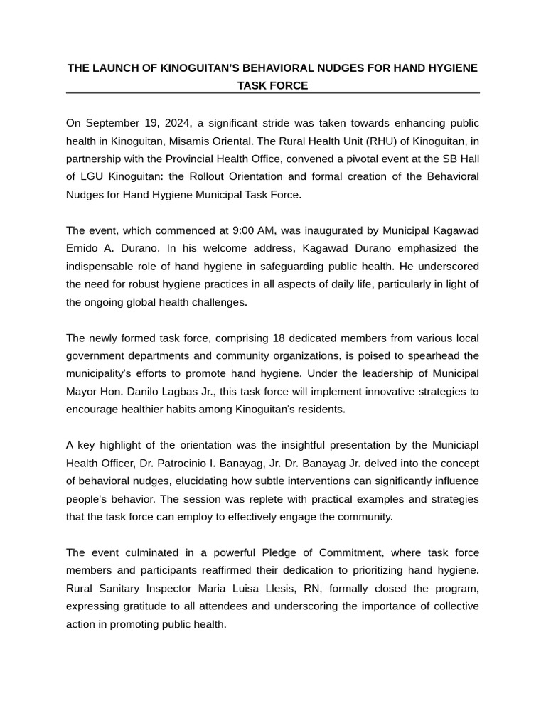 BNHH Task Force | PDF